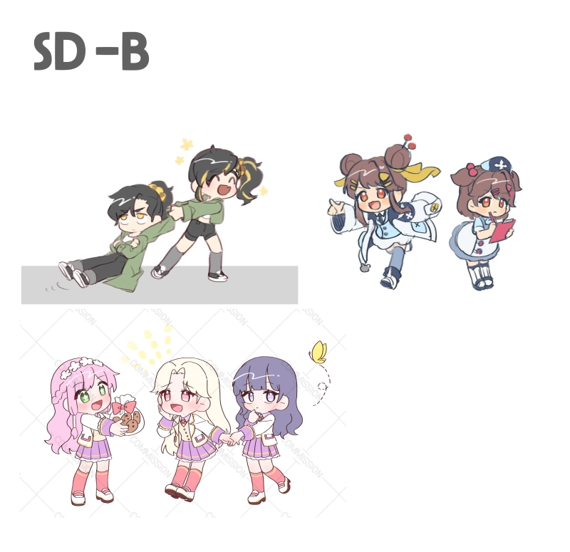 슥삭슥삭 낙서 SD/MD/LD | Aquacua | CREPE